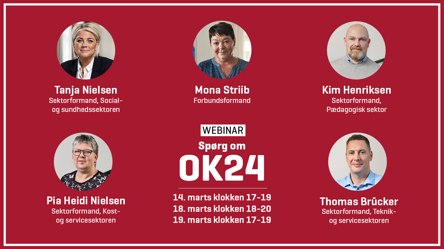 Webinarer om overenskomstresultaterne: Stil spørgsmål til forbundsformand Mona Striib | FOA